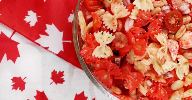 Canada Day Firecracker Pasta Salad - Forkly