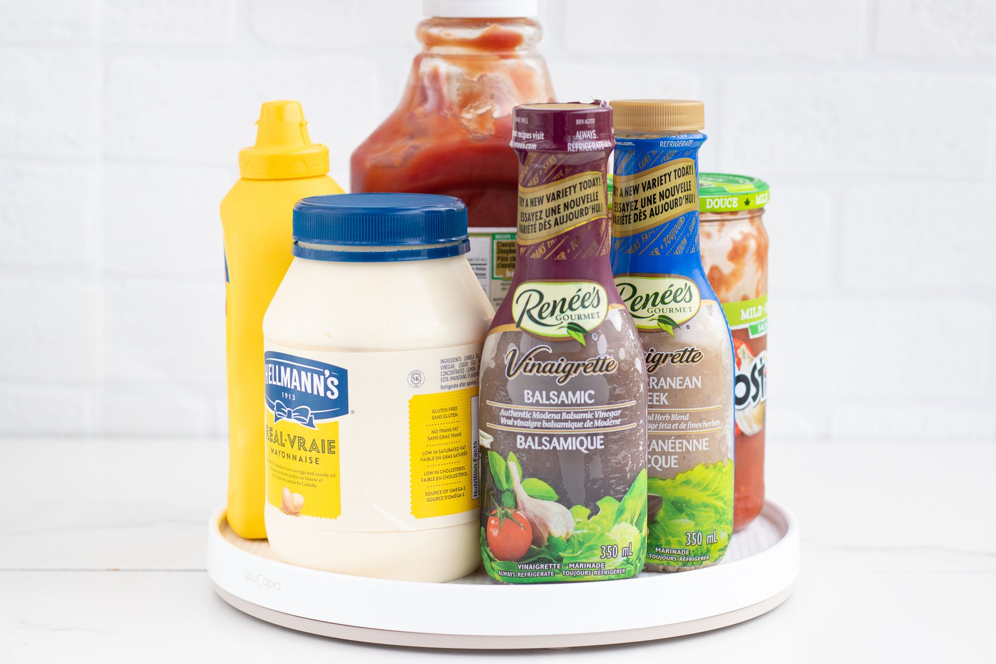 Lazy Susan DIY Hack: Condiments - Forkly