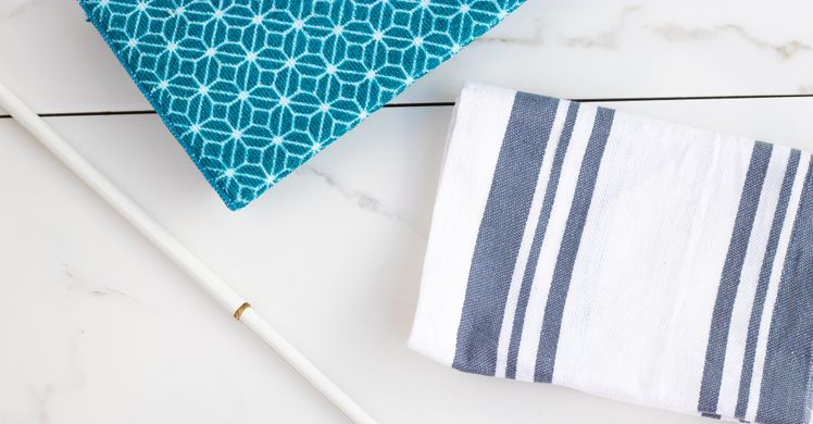 Easy DIY Kitchen Hack: Tension Rod Drying Rack - Forkly