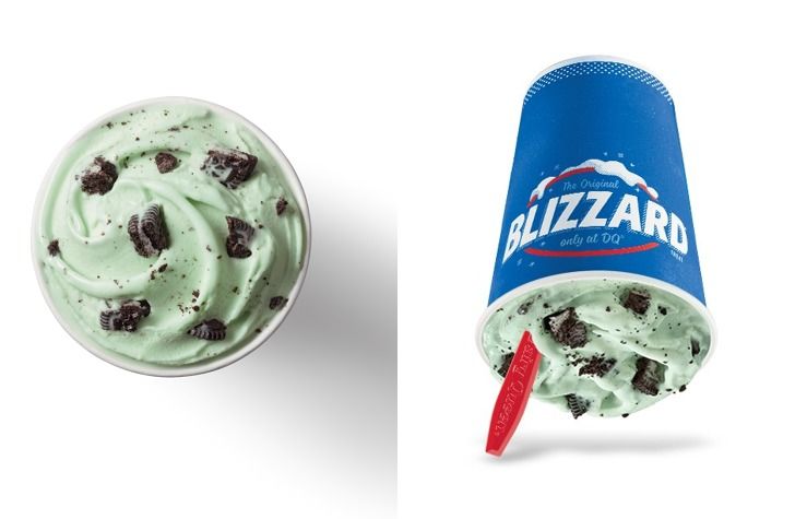 DQ Mint Oreo Blizzards Are Back Just In Time For St. Patrick's Day - Forkly