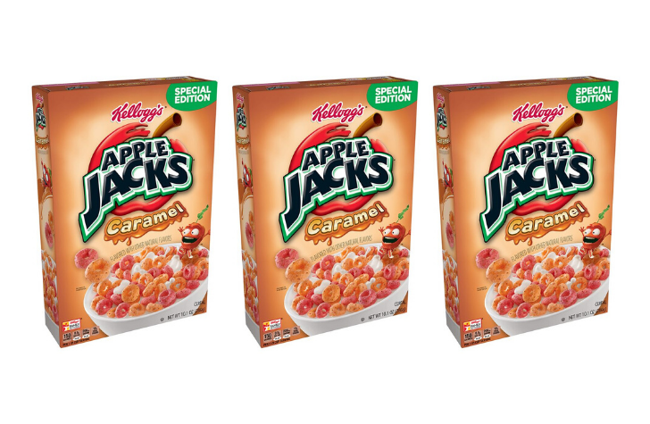 Kellogg's Unveils A New Apple Jacks Cereal That Tastes Like Caramel ...
