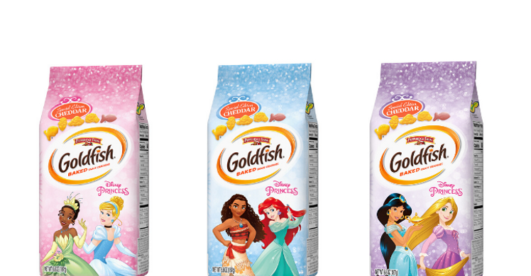 Goldfish Unveils Disney Princess-Themed Crackers - Forkly