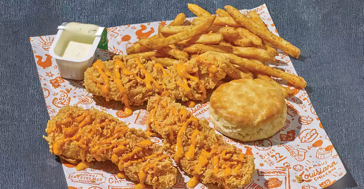 Popeyes Launches $5 Buffalo Ranch Chicken Tenders To The Menu - Forkly